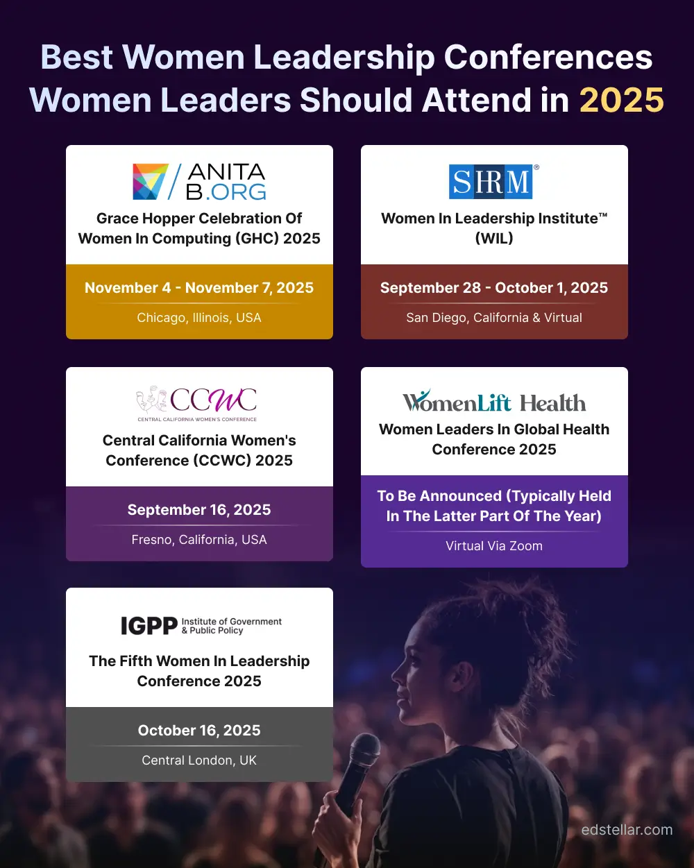 5 Must-Attend Conferences for Women Leaders in 2025